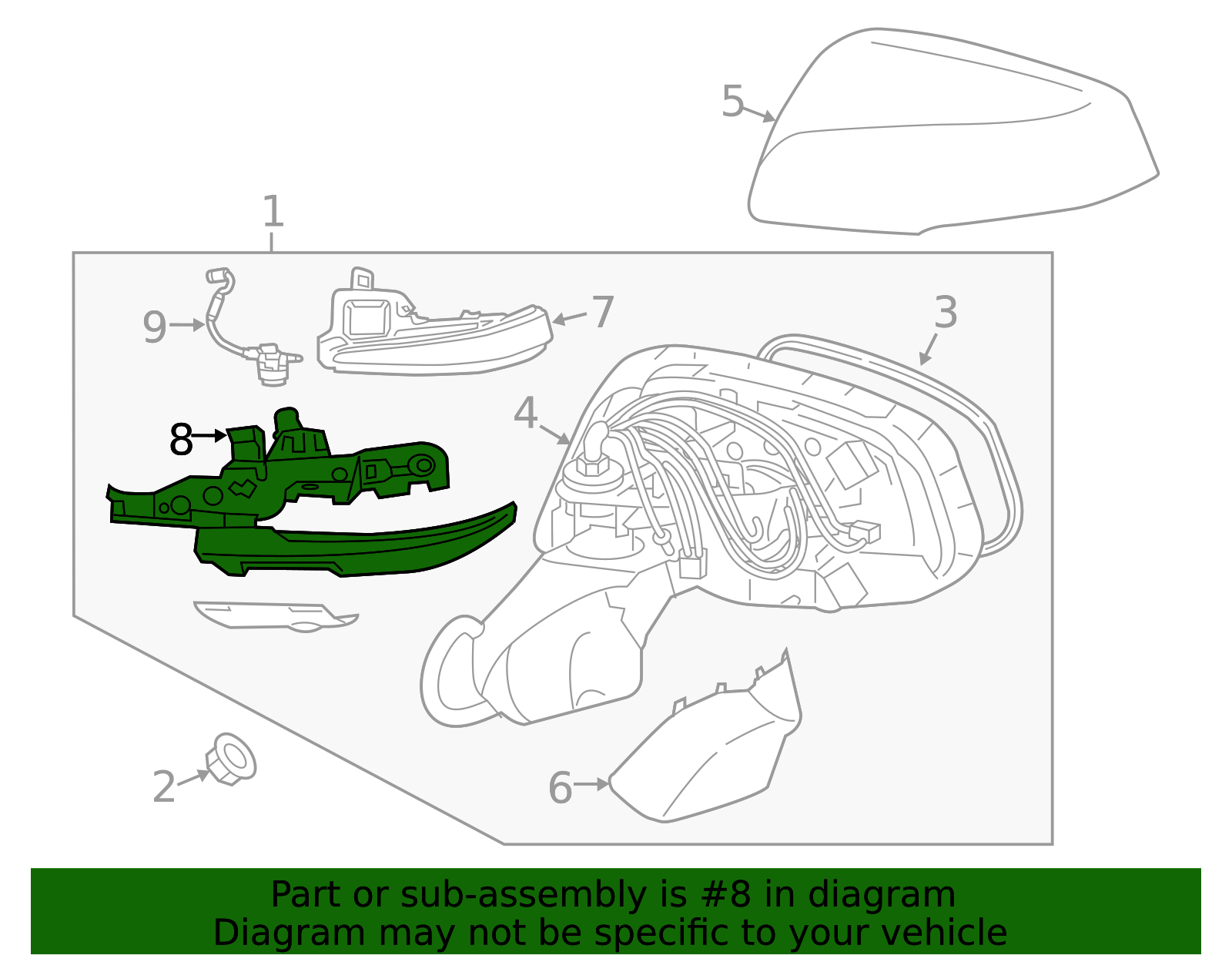 Genuine Toyota Lower Cover Right part# 8791B-42E30 for 2019-2024 Toyota ...