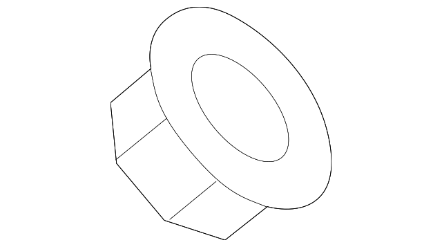2013-2024 Toyota Mirror Assembly Nut 90182-A0027 | Toyota Parts Center