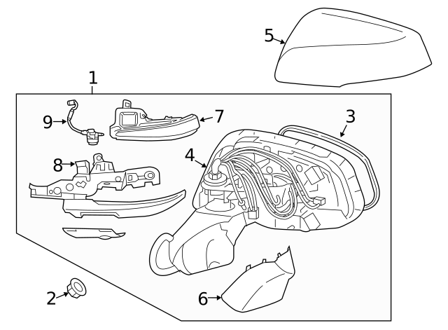 2016-2024 Toyota Signal Lamp 81740-58010 | OEM Parts Online
