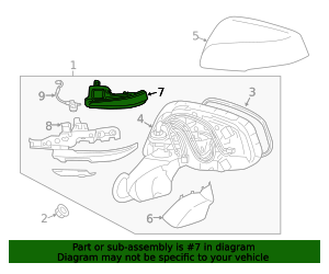 2016-2024 Toyota Turn Signal Light (Right) 81730-58010 | Toyota Parts ...