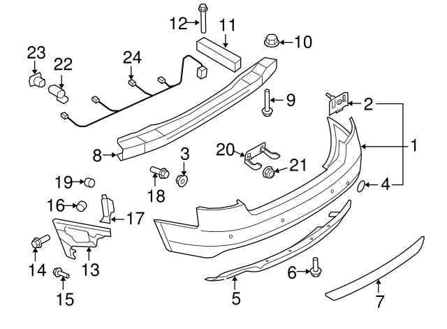 2013-2015 Audi RS5 Wire Harness 8K0-971-104-AL | Audi USA Parts
