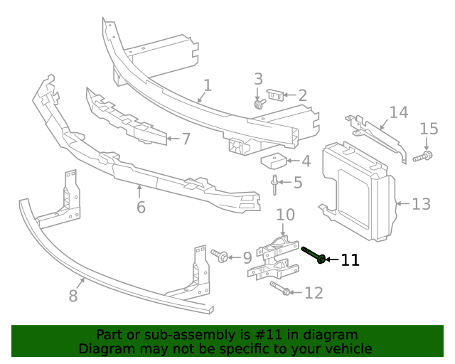 2020-2024 Toyota GR Supra Adapter Upper Bolt 90118-WA256 | Sparks Parts