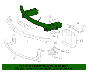 2020-2022 Toyota GR Supra Impact Bar 52021-WAA01 | OEM Parts Online