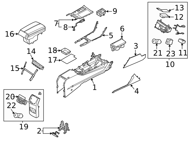 84652-F6AB0 - Shift Indicator 2020 Kia Cadenza | Kia.Parts Store