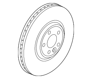 2019-2025 Jaguar F-Pace Disc Brake Rotor T4A41084 | Jaguar Parts Direct