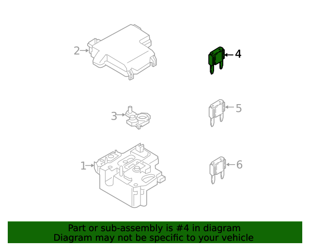 Genuine Mini Fuse for 2015-2023 Hyundai | Part# 18790-05261 | Hyundai ...