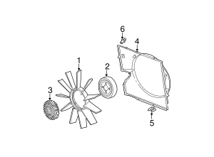 17111439108 - 2001-2006 BMW X5 Fan Shroud (17-11-1-439-108) | BMW of ...