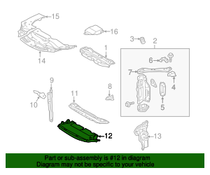 53289-30250 - Radiator Support Splash Shield 2016-2020 Lexus ...