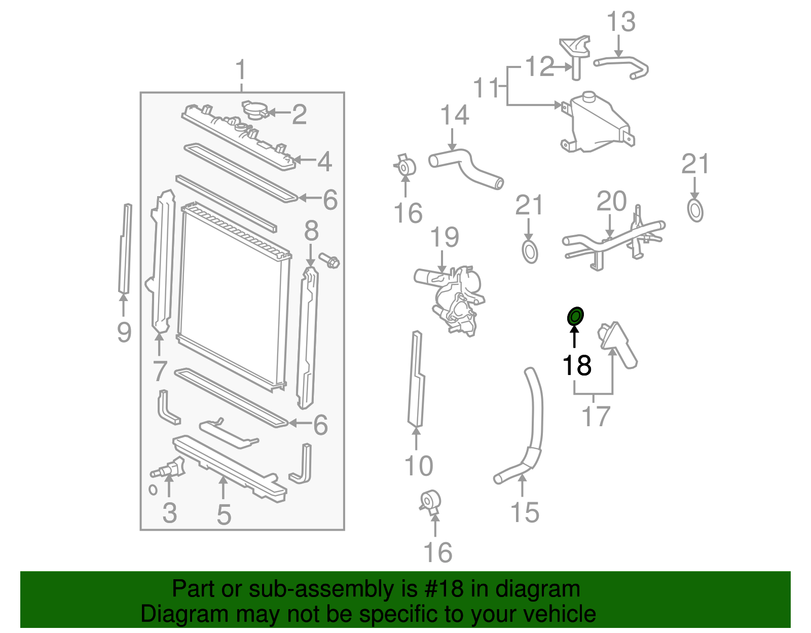 2003-2024 Toyota Engine Coolant Thermostat Housing Gasket 16325-31010 ...