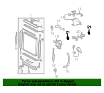 1988-2024 Toyota Engine Coolant Pipe O-Ring 96761-35031 | OEM Parts Online
