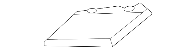 M2DZ-7850002-A - Upper Molding Retainer 2021-2024 Ford Bronco ...