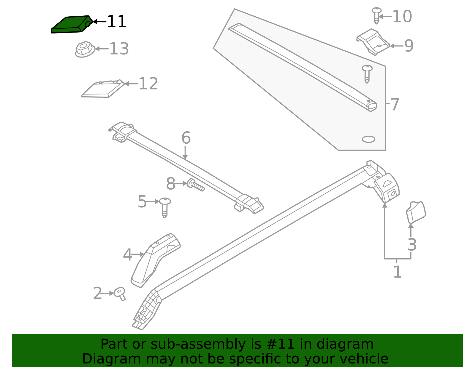 Genuine OEM Ford Part - Upper Molding M2DZ-7850462-AAPTM | Genuine OEM ...