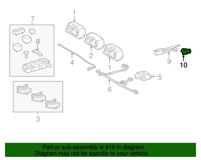 2010-2022 Lexus Access Cover G3834-48010 | OEM Parts Online