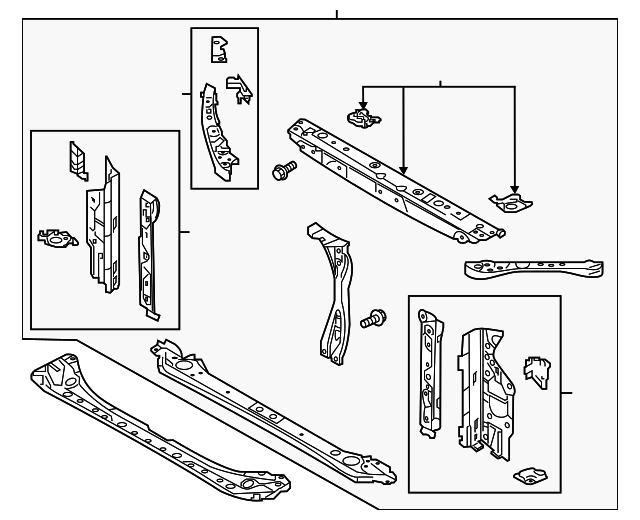 2017-2023 Subaru Impreza Radiator Support 53029FL00B9P | Subaru Parts Store