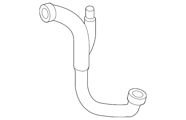 2010-2011 Mercedes-Benz E 550 Lower Hose 207-501-04-82 | MB Online Parts