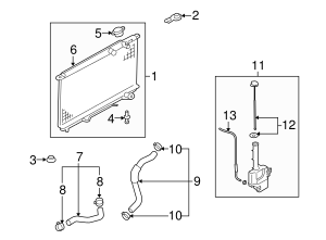 2007-2009 Kia Amanti Radiator Assembly 25310-3F800 | TascaParts.com