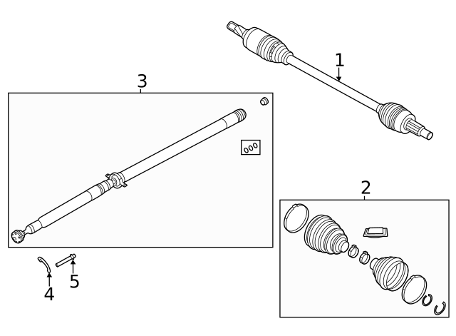 2020-2023 Land Rover Axle Assembly LR162687 | Express Land Rover Parts