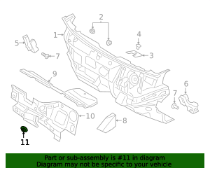 W716138-S300 - Front Insulator Clip 2020-2025 Ford | Ford Parts Center