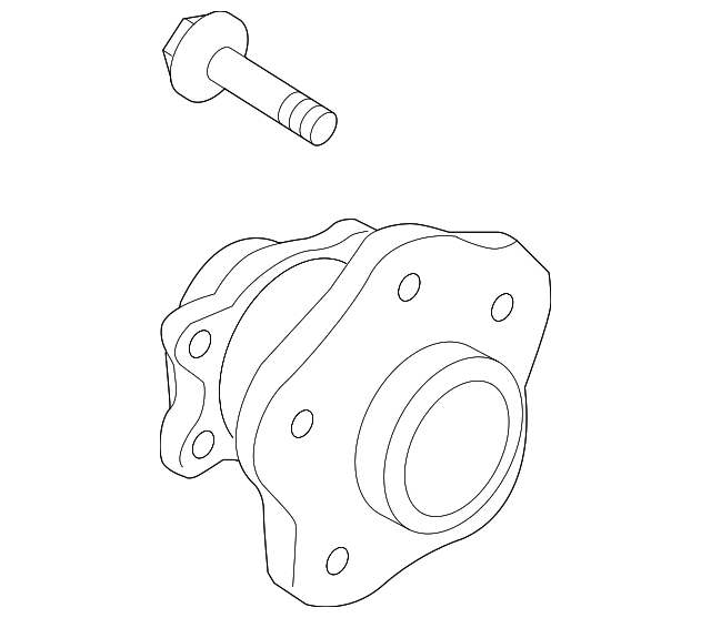 2013-2015 Nissan Wheel Bearing And Hub Assembly 43202-JE61A | TascaParts.com