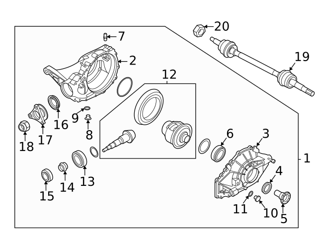 Genuine Carrier Assembly Differential for 2021-2024 Genesis G80 | Part ...