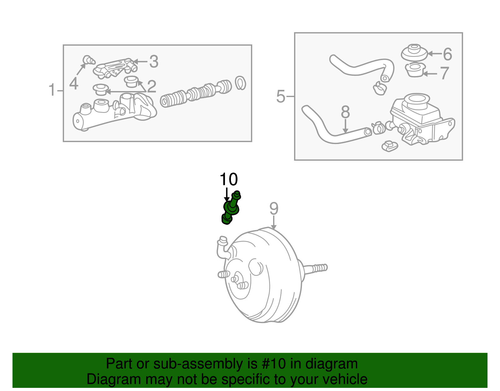 Genuine Toyota Check Valve part# 44730-10010 for 1995-2008 Toyota ...