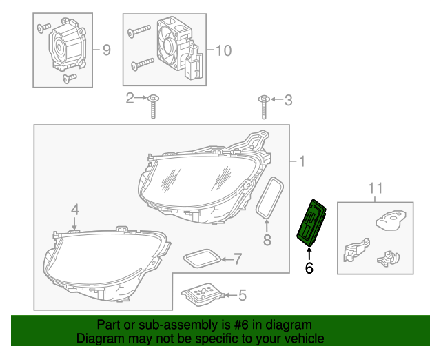 213-900-47-29 - Headlight Control Module 2020 Mercedes-Benz ...