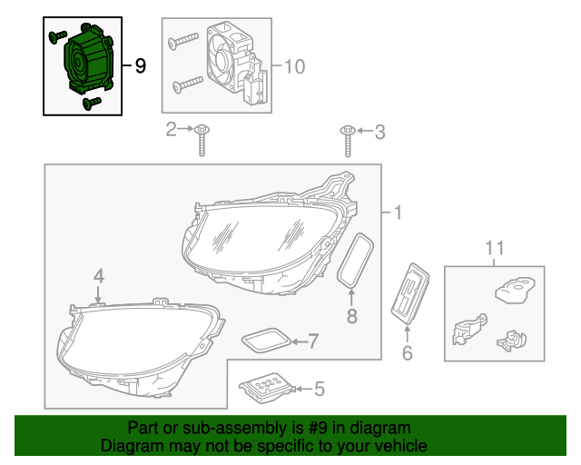 2017-2021 Mercedes-Benz Repair Kit 205-906-71-04 | MB OEM Parts