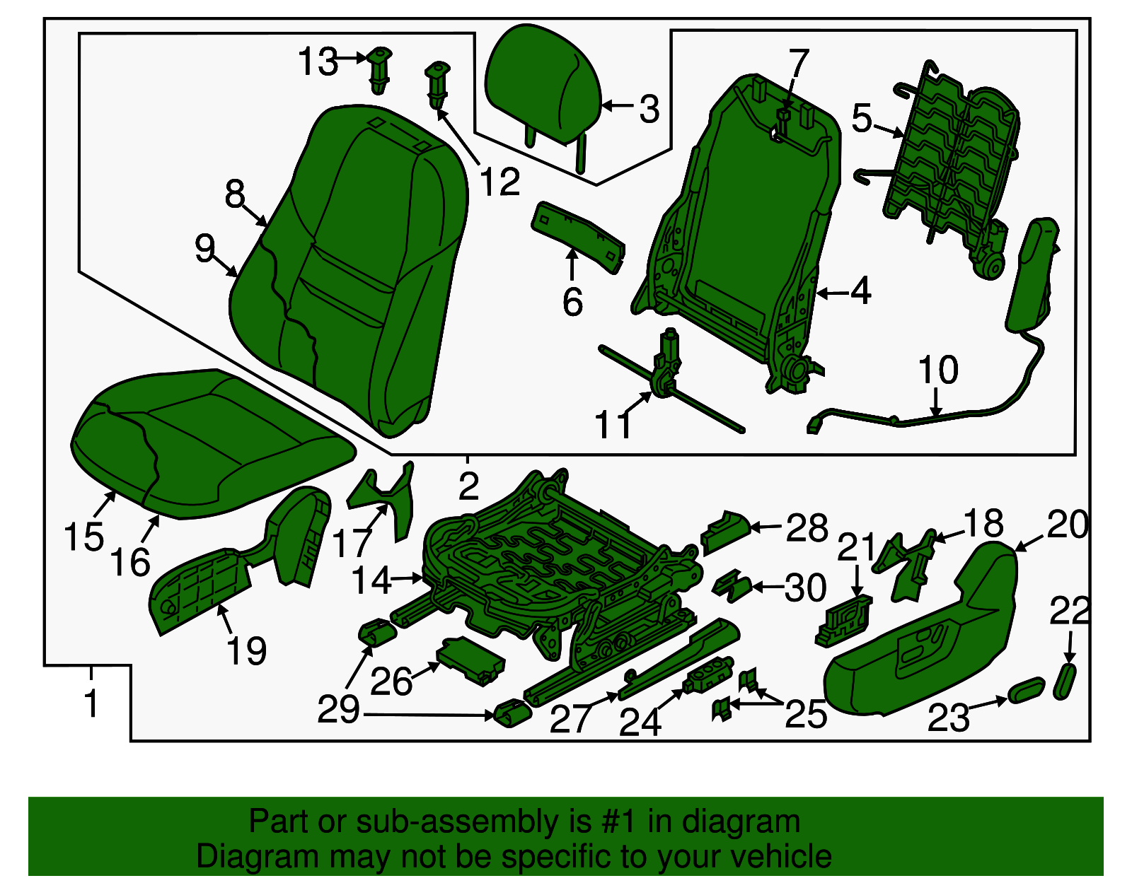 TN40-57-150-02 - 2019-2023 Mazda CX-9 - Seat Assembly | Mazda Part Direct