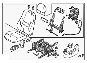 2016-2017 Mazda CX-9 Seat Assembly TK81-57-150L-15 | QuirkParts