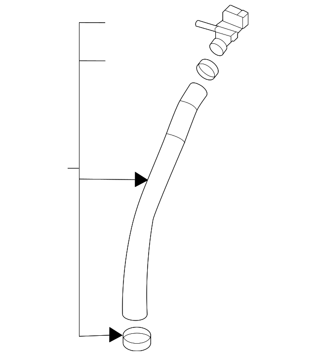 28287-2S310 - Turbocharger Inter-Cooler Pipe 2021-2022 Kia Sorento ...
