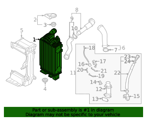 28271-2S310 - Inter-Cooler 2021-2023 Kia Sorento | Kia.Parts Store