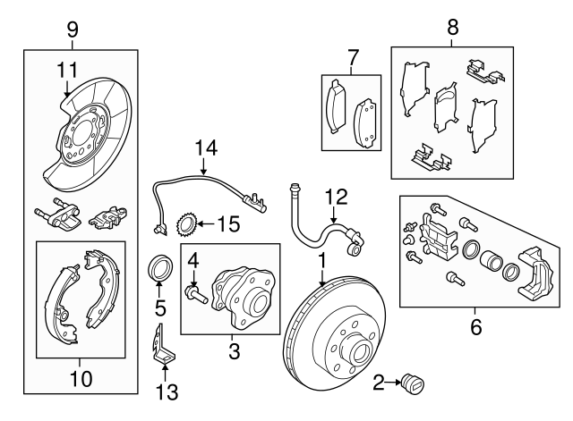 44011-1AA0A - Caliper 2009-2024 Nissan | Nissan Parts & Accessories Online