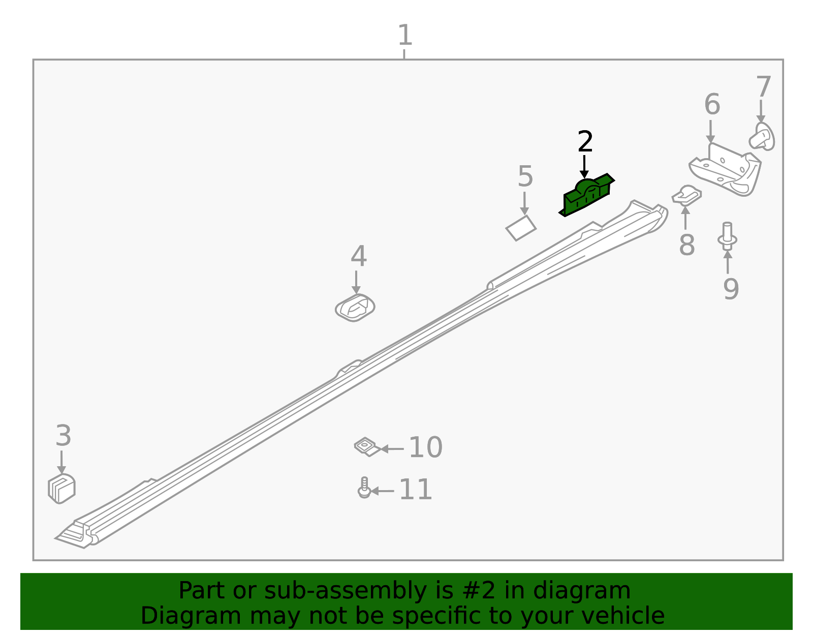 D10E-51-V36 - Rocker Molding Rear Bracket 2016-2021 Mazda CX-3 ...