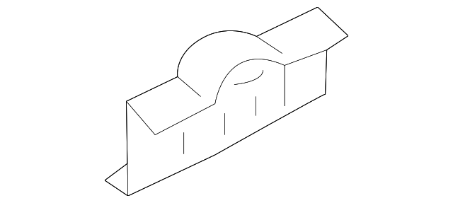 2016-2021 Mazda CX-3 Rocker Molding Rear Bracket D10E-51-V36 | QuirkParts