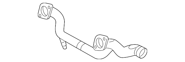 Genuine OEM By-Pass Hose Part# LR045669 Fits 2009-2012 Land Rover LR2 ...