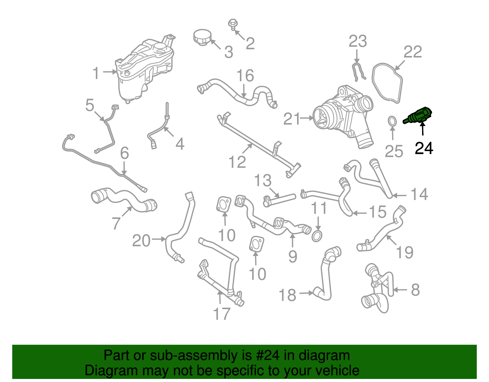 2008-2012 Land Rover LR2 | Temp Sensor | LR002582 | Express Land Rover ...