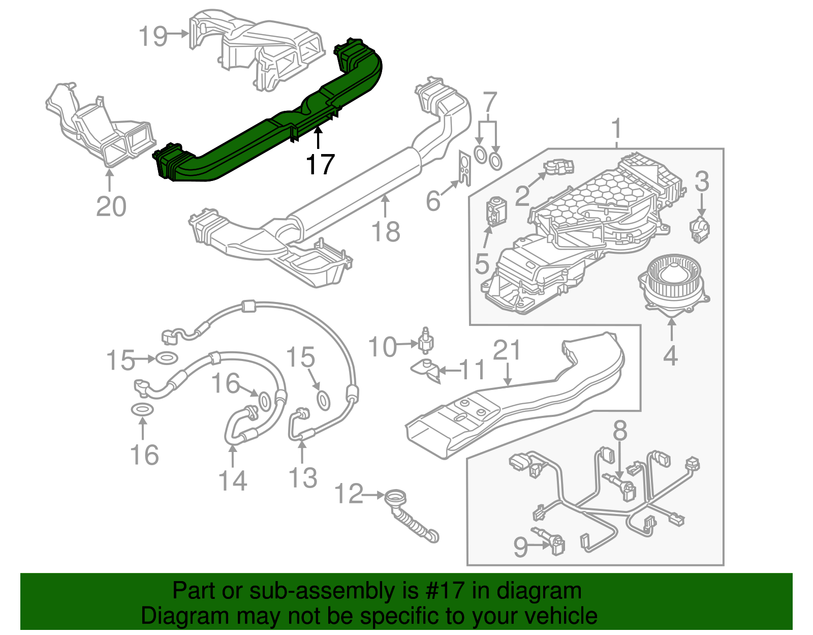 8R0-819-725-C - High-Quality Drive Motor Battery Compartment Cooling ...
