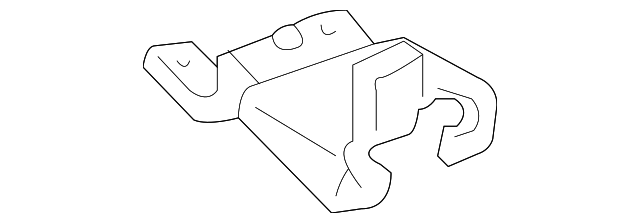 2001-2002 Hyundai Accent Reservoir Assembly Bracket 57232-25600 ...