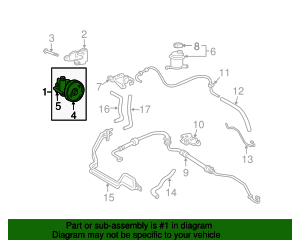 1996-2005 Hyundai Accent Power Steering Pump 57110-22502 | OEM Parts Online