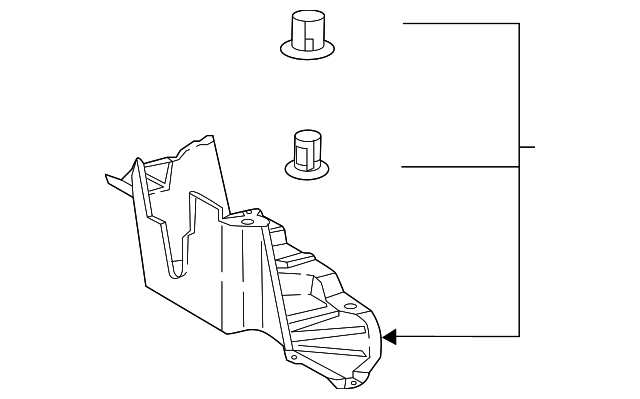 58399-F4010 - Rear Shield - 2018-2022 Toyota C-HR | DiscMonster