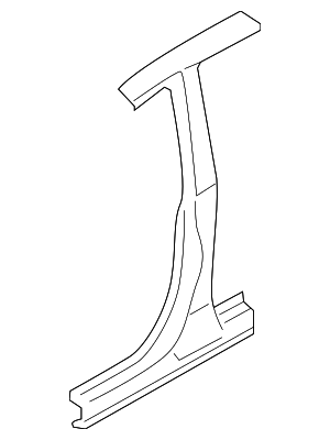 2009-2012 Hyundai Elantra Center Pillar 71402-2LA20 | QuirkParts