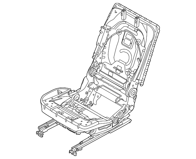 Genuine BMW 52-20-7-437-540 | Seat Frame | FREE Shipping on Most Orders ...
