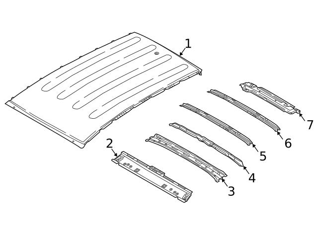 2022-2024 Hyundai Tucson Roof Panel 67111-CW010 | OEM Parts Online