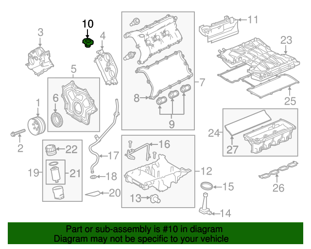 LR051103 - Filler Cap - 2014-2020 Land-Rover | Land Rover Lake Bluff