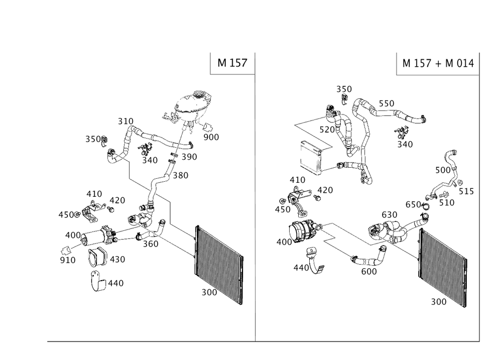 218-501-02-82 - Coolant Hose 2012-2018 Mercedes-Benz | Mercedes-Benz ...
