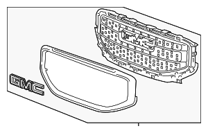 2017-2019 GMC Acadia Grille Assembly 84378406 | TascaParts.com