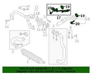2018-2025 Audi Pipe Assembly 06M-129-041 | Audi OEM Parts Online