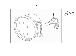 81220-06071 - Fog Lamp Assembly 2008-2015 Toyota | Longo Toyota Parts
