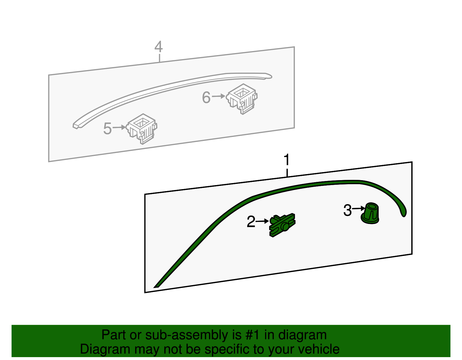 Genuine Drip Moulding for 2003-2011 Saab 9-3 | Part# 12758991 | Over 30 ...