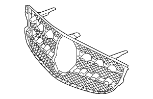 253-888-85-00 - Grille Assembly 2020-2023 Mercedes-Benz GLC 300 ...